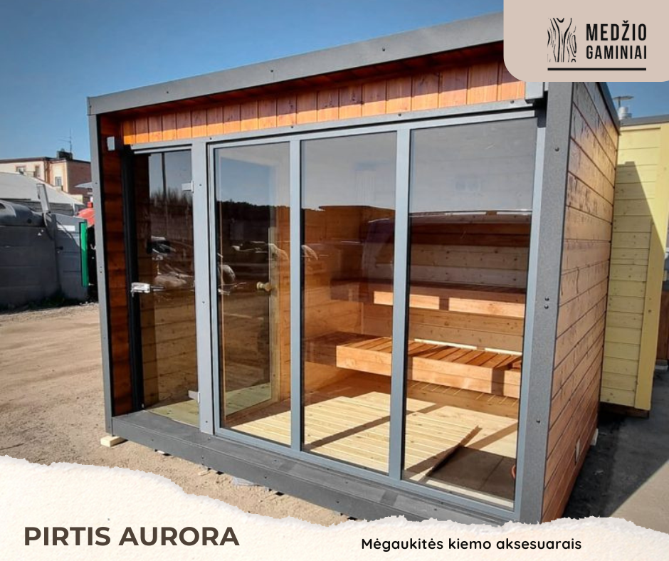 Sodo pirtis Aurora – MedžioGaminiai